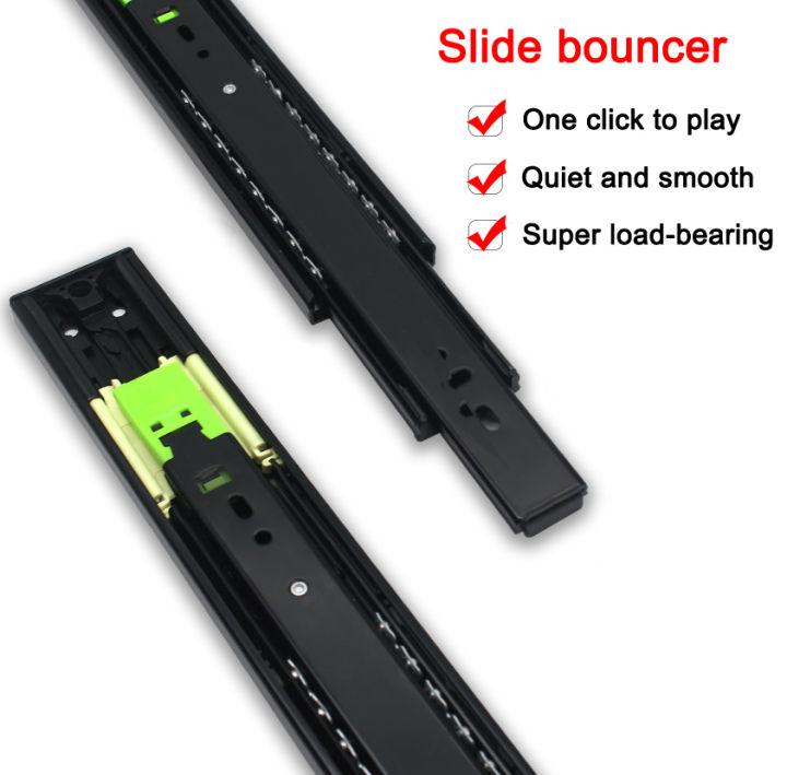 Drawer Slides Push To Open 18inch Self Closing Installation Cabinet ...