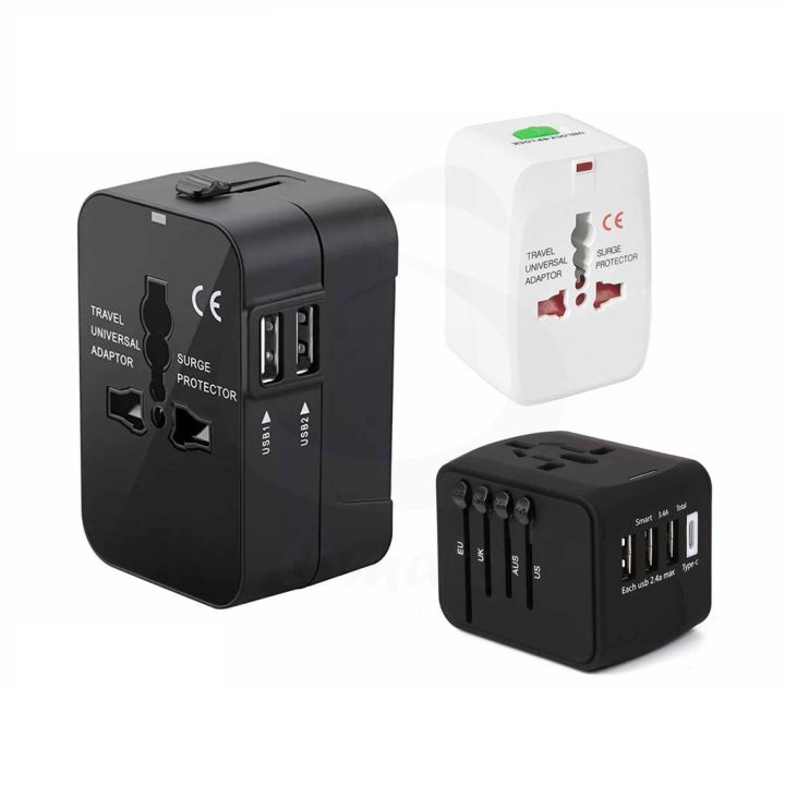 Multi-Outlets Travel Adapter, All in One International Universal Wall ...
