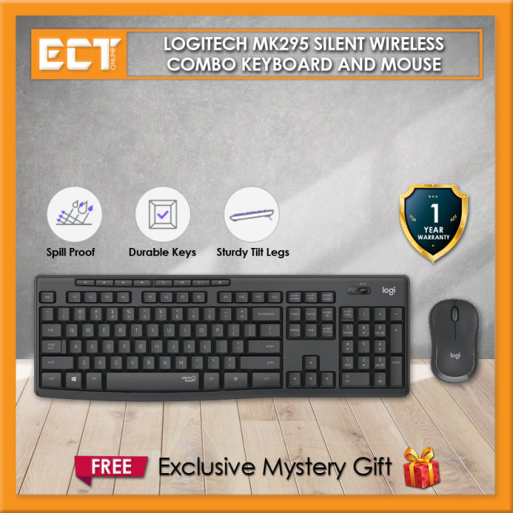 Logitech Mk295 Silent Wireless Combo Keyboard And Mouse Lazada