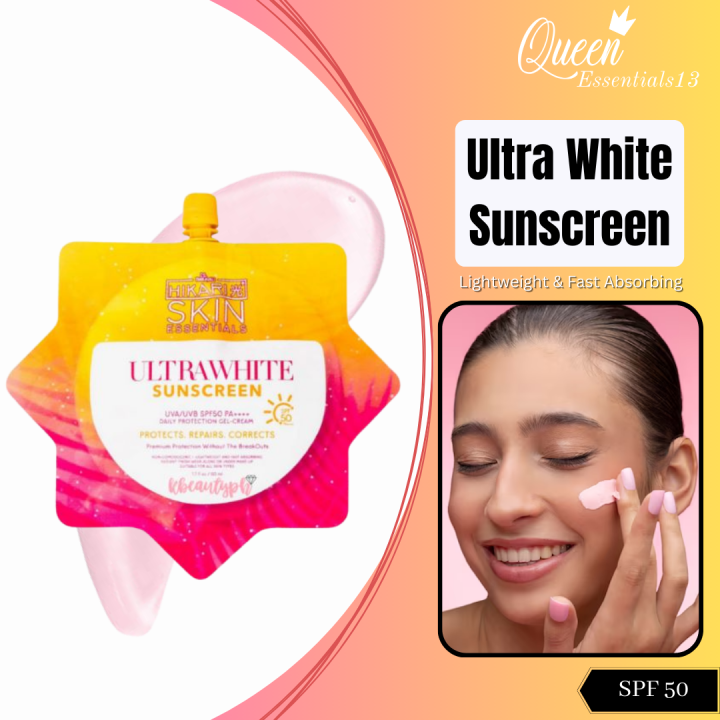 ORIGINAL HIKARI ULTRA WHITE SUNSCREEN SPF50 PA+++ Sunscreen Whitening ...