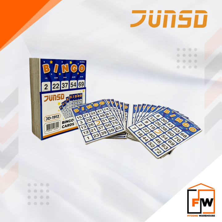Junsd Bingo Card 100 pcs | Lazada PH