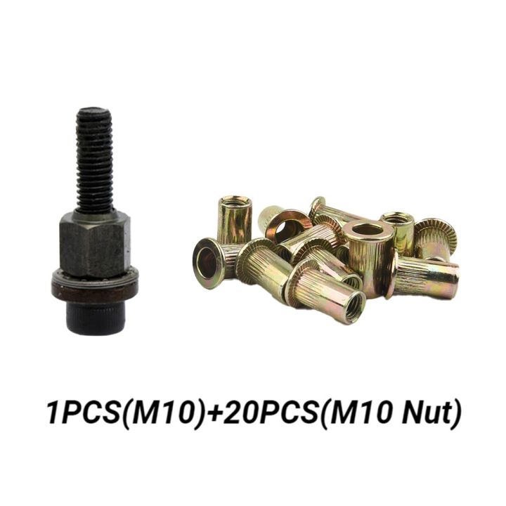 Nut Set Rivet Nut For Rivet Nut Tool Iron Galvanized Nuts M3-M12 Brand ...