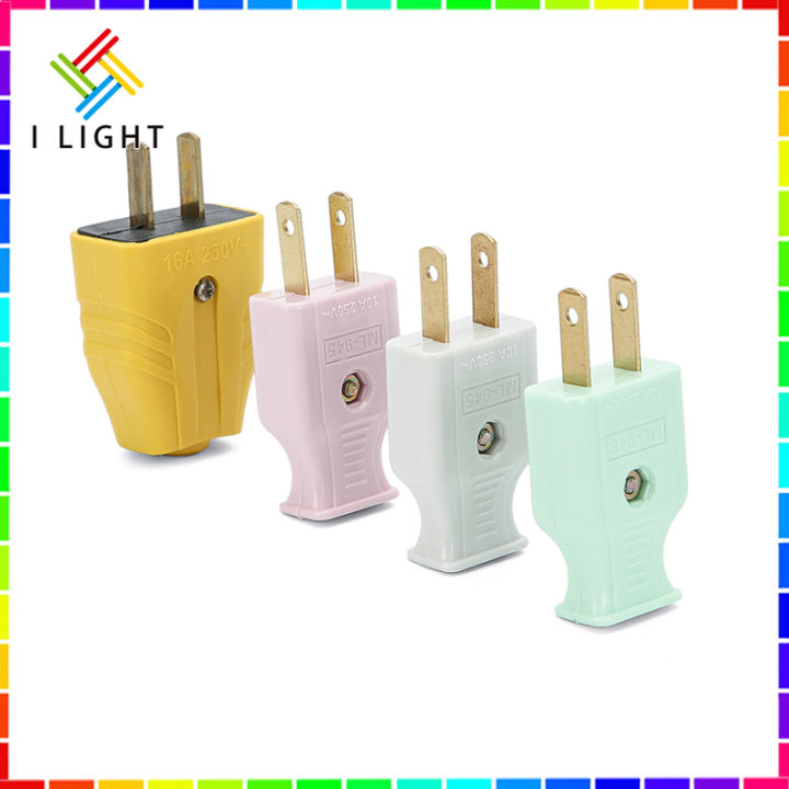 （Fast Delivery）250V 10A Pure copper Hight Quality Electric Regular Plug ...