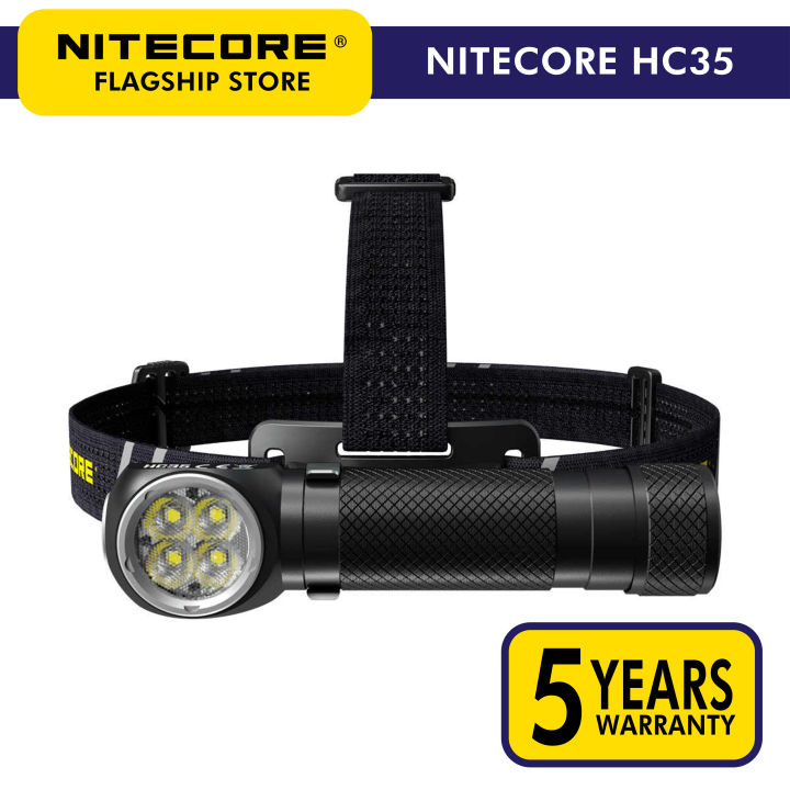 Nitecore HC35 2700 Lumens L-Shaped Headlamp | Lazada PH