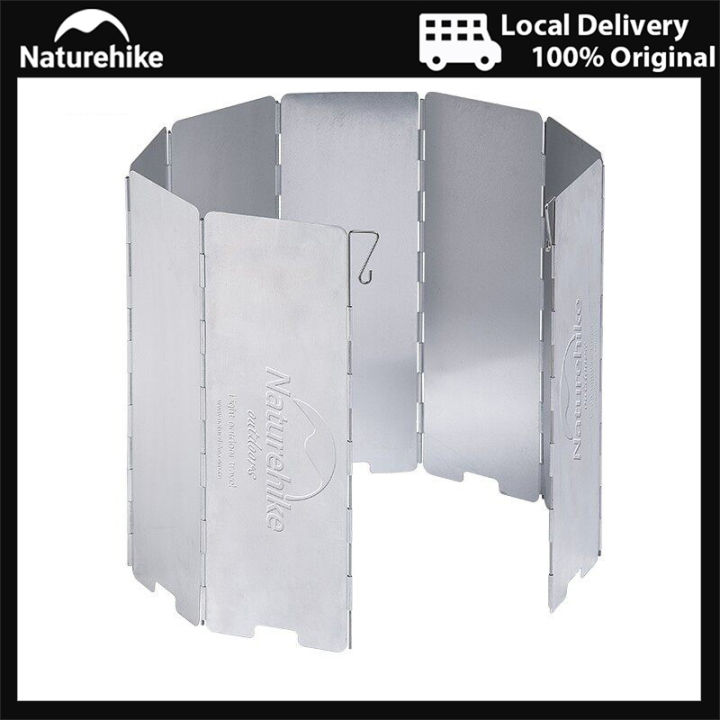 Naturehike Outdoor Portable Aluminum Alloy Foldable Stove wind shield ...