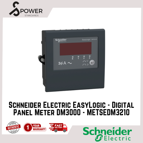 Schneider Electric EasyLogic - Digital Panel Meter DM3000 - METSEDM3210 ...