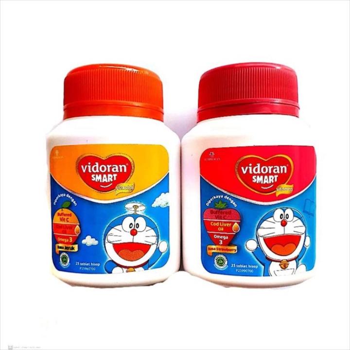 Vidoran Smart Rasa Strawberry 25 Tablet hisap | Lazada Indonesia