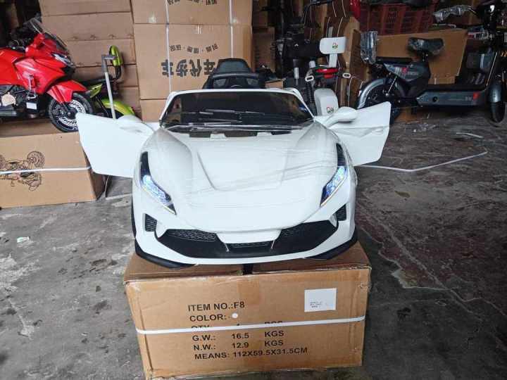 Ferrari F8 Battery Powered Kids/Children Rechargeable Electric Ride On ...