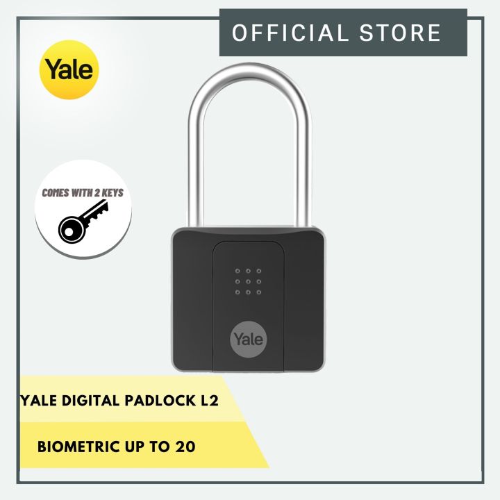 Yale Digital Biometric Padlock L2 | Lazada Singapore