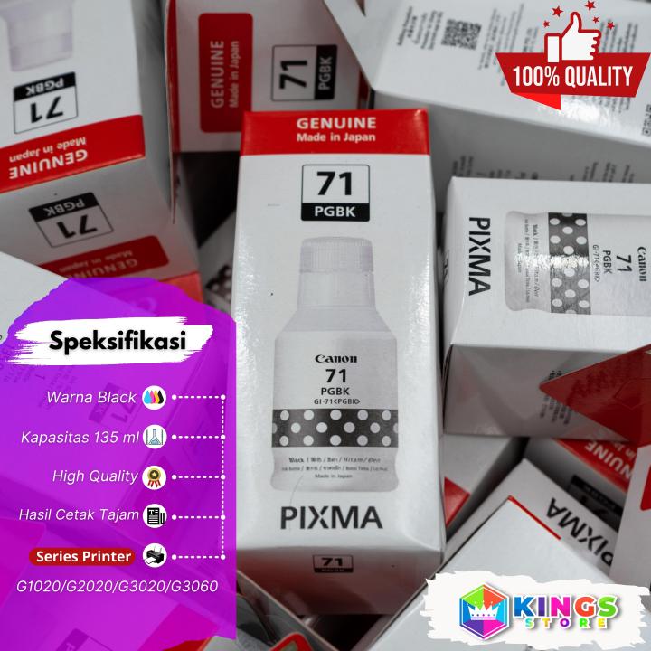 TINTA CANON Gi 71 PREMIUM Untuk Printer G1020 G2020 G2021 G2060 G3020 ...