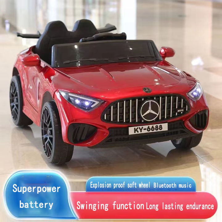 ⭐UncleTom⭐Children's electric car with four-wheel remote control, male ...