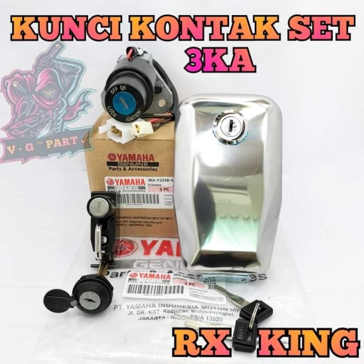 KUNCI KONTAK SET YAMAHA 3KA RX KING KUALITAS ASLI ORIGINAL YAMAGA PRESISI AWET DAN ANAK KUNCI ...