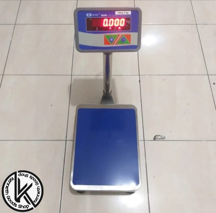Timbangan Bench Scale SONIC A1-5 uk 30X40cm cap 50 kg/ Timbangan Duduk ...