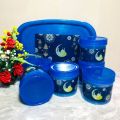 KUKE Set Toples 6pcs Free Nampan / Tempat Penyimpanan Kue Snack Bumbu ...