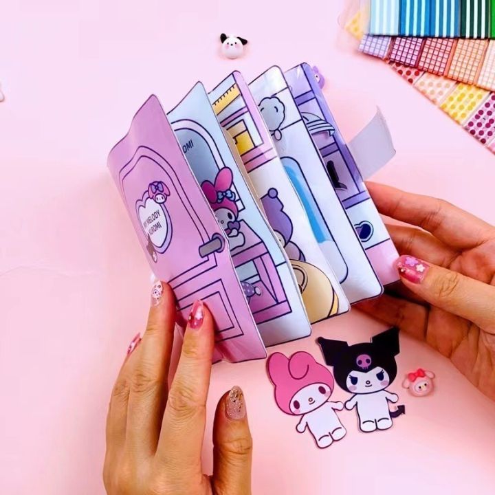 Quiet Book Sanrio Educational Homemade Kuromi Book Melody Quiet Book ...