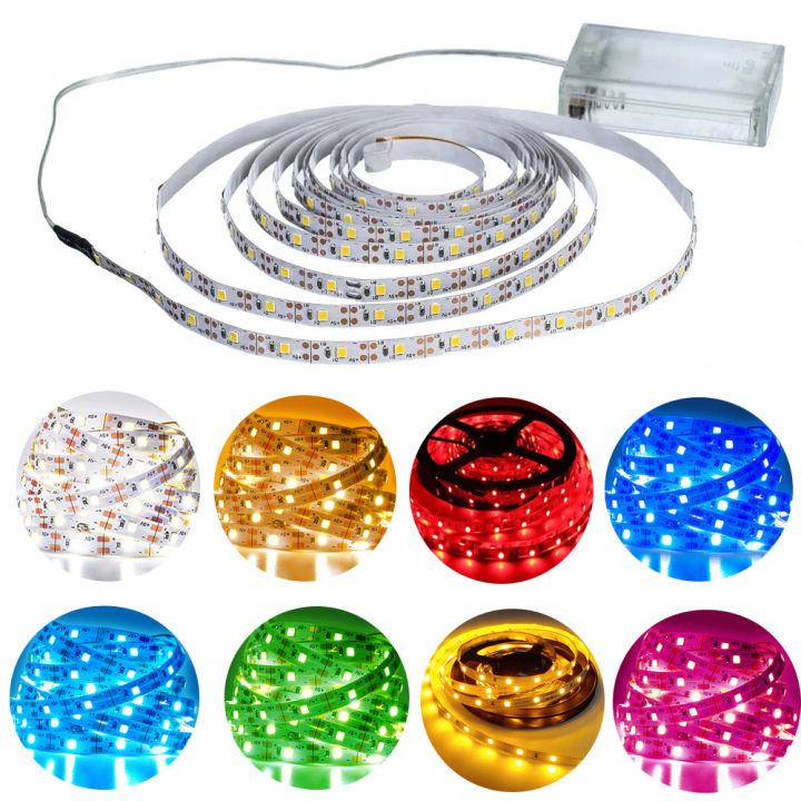 Angelila 3AA Battery Power Led Strip Light SMD2835 50cm 1M 2M 3M 4M 5M ...