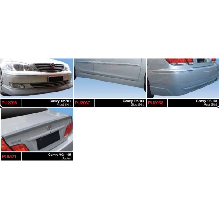 Toyota camry 2001 2002 2003 oem bodykit body kit front side rear skirt ...