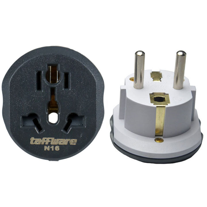 Steker Colokan Listrik Universal Adapter AU US UK to EU Plug 16A - N16 ...