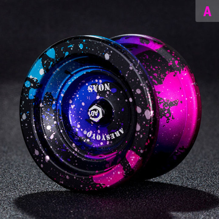 PlayPalaceE Metal Alloy Aluminum Yoyo Professional with 10 Ball kk ...