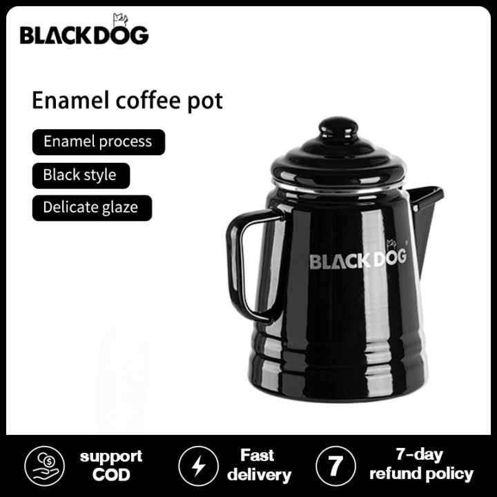 BlackDog Enamel Kettle 2L Flash Kettle Stainless Steel Tea Coffee Jug ...