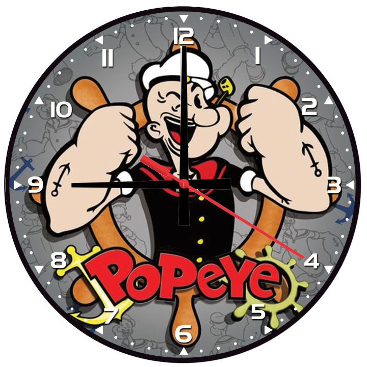 [COD] JAM DINDING UNIK JUMBO POPEYE / JAM DINDING POSTER JUMBO ...