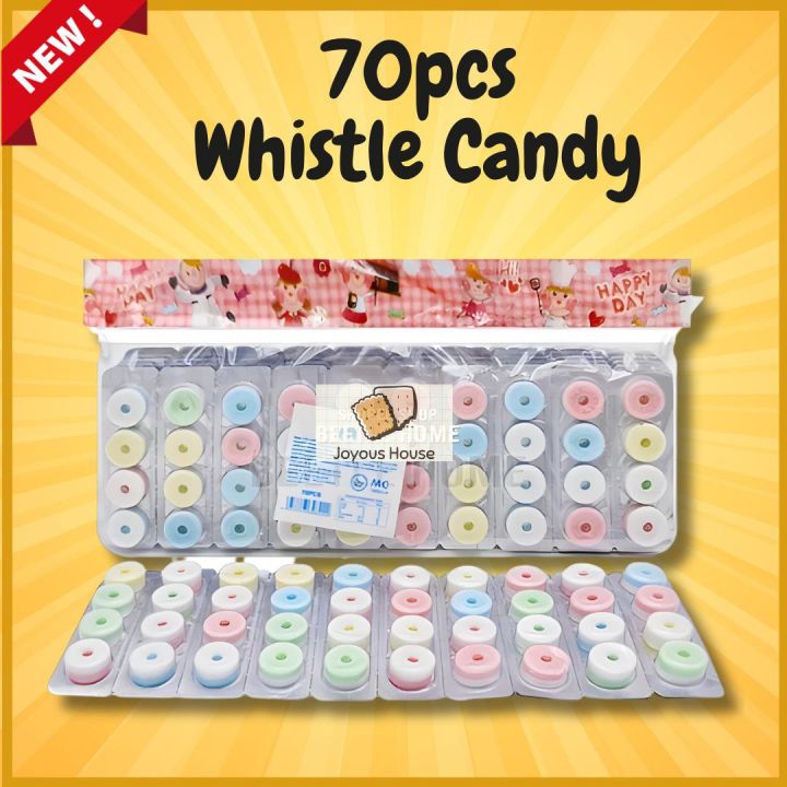 【Makanan Ringan】 Whistle Candy PiPi candy party goodies joy 70pcs | Lazada