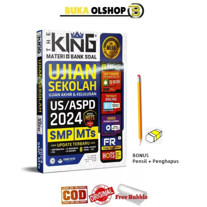 The King Materi Bank Soal Ujian Sekolah AKM SMP MTs 2024 BUKU UJIAN ... The King Materi Bank Soal Ujian Sekolah AKM SMP MTs 2024 BUKU UJIAN ...