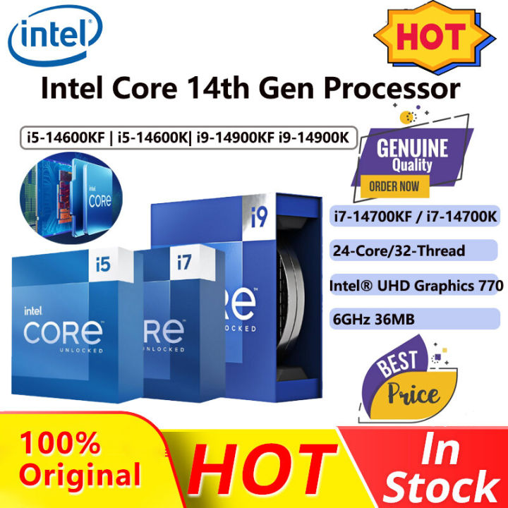 1 Year Warranty In Core 14th Gen Processor i5-14600KF | i5-14600K | i7 ...