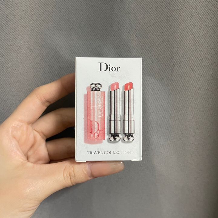 Dior Color Changing Lip Balm 2-piece set Sample.001 Light pink, 004 ...