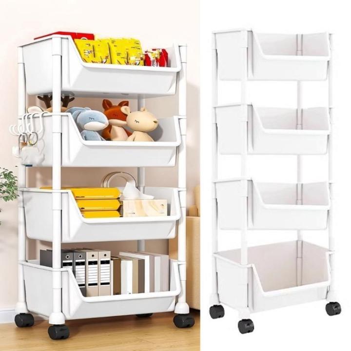 Multilayered Slimline Mobile Shelving Unit Unique Slimline Storage ...