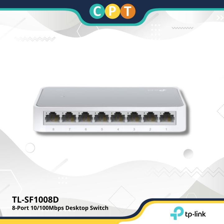 TP-Link TL-SF1008D 8-Port 10/100Mbps Desktop Switch | Lazada PH