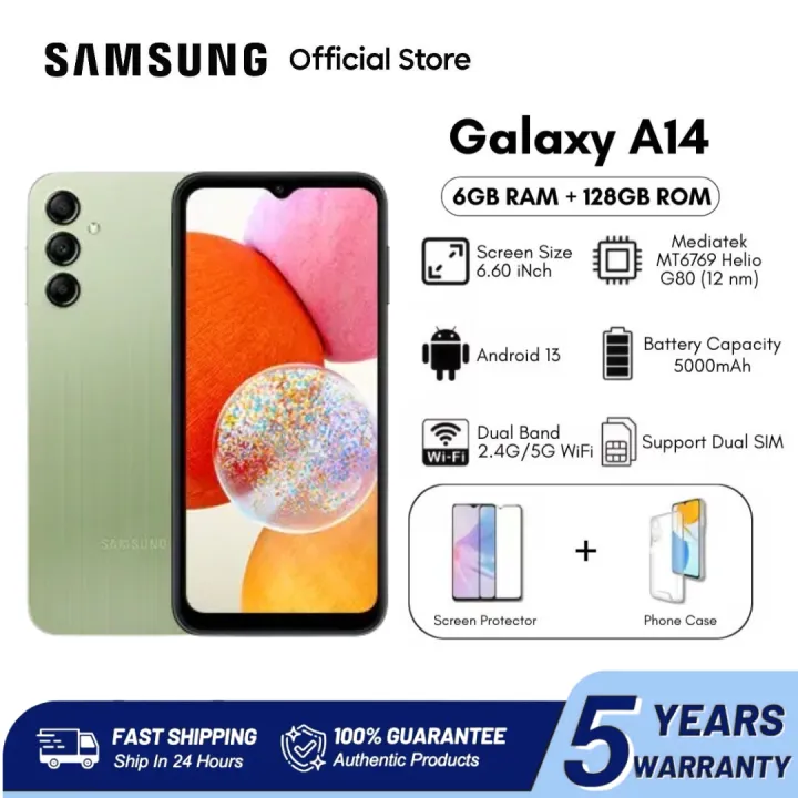 Samsung A14 5G Smartphone 6GB + 128GB Storage | 6.7'' Display | 50MP Ai ...