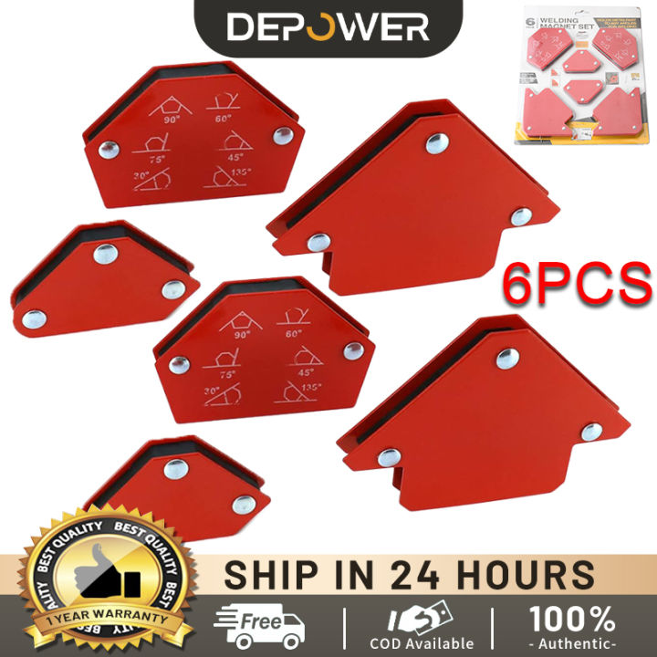 【LOCAL STOCK】 6PCS Welding Magnet Set Magnetic Fixed Angle Soldering ...