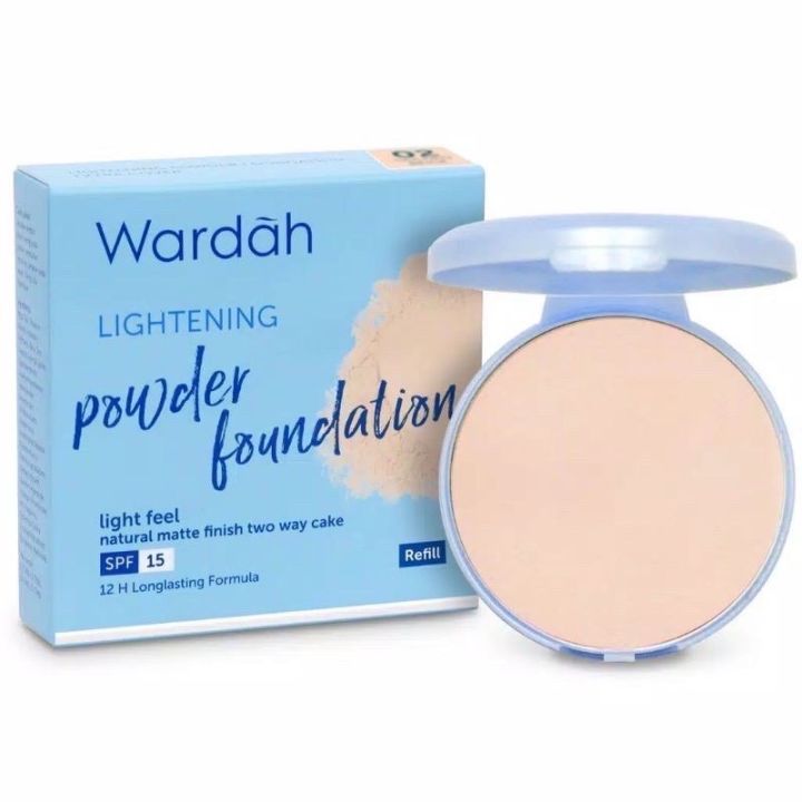 Refill TWC WARDAH Lightening Powder foundation bedak Wardah Compact ...