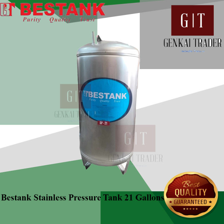 Bestank Original Stainless Pressure Tank 21 Gallons Gals | Lazada PH