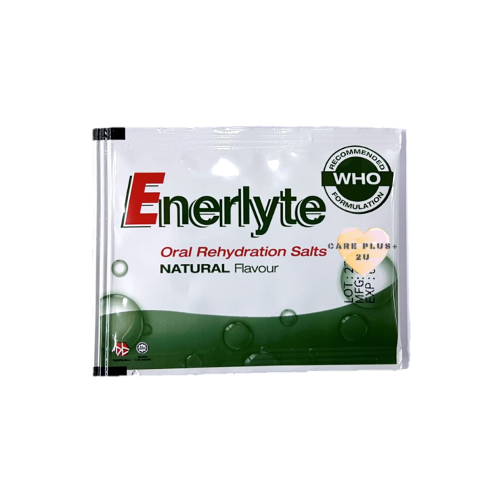 Enerlyte Oral Rehydration Salts Natural Flavour (1 sachet) ORS for ...