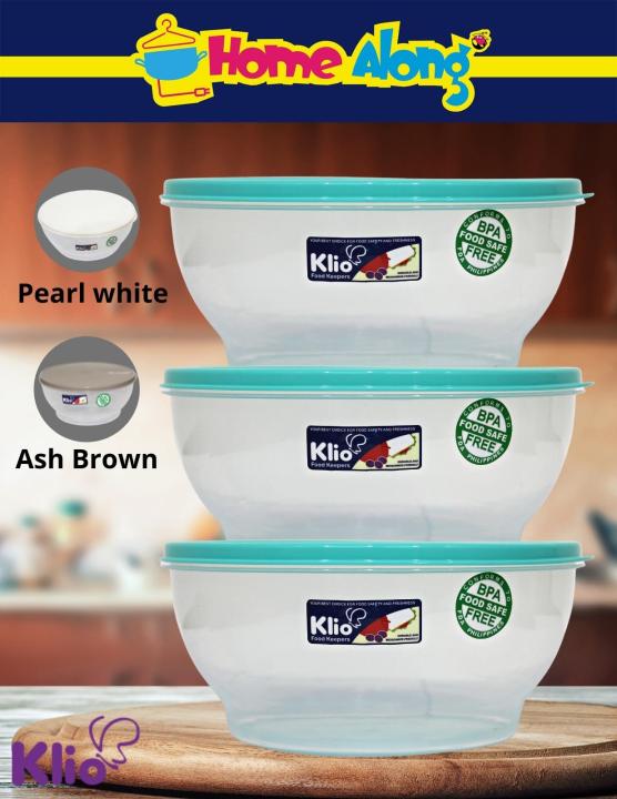 Klio 2500ml Large Round Food Keeper - Set of 3 | Lazada PH