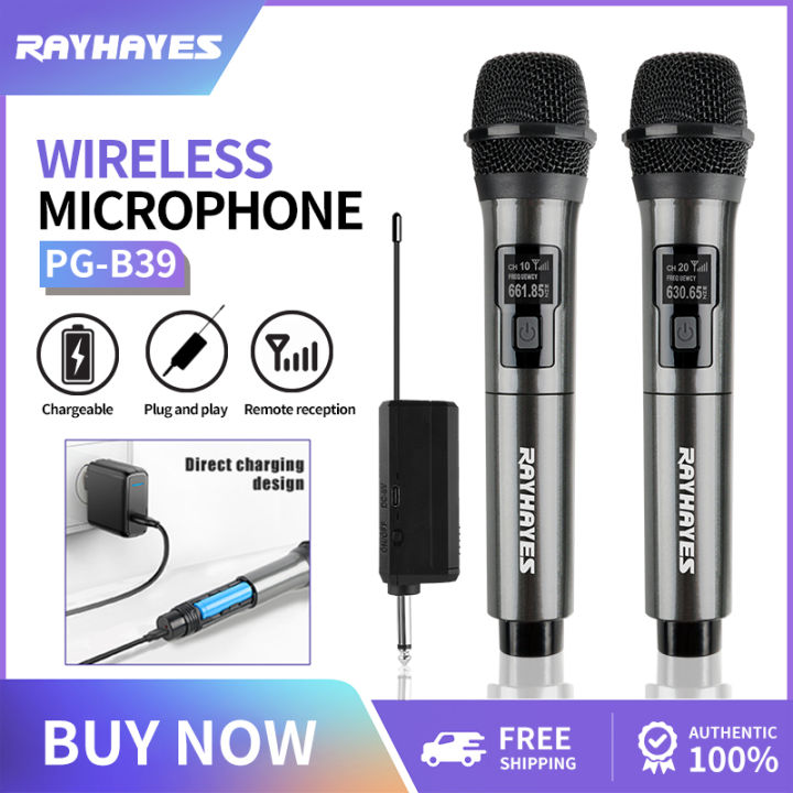 Rechargeable Wireless Microphone PG-B39 Anchor Singing Microphone Stage ...