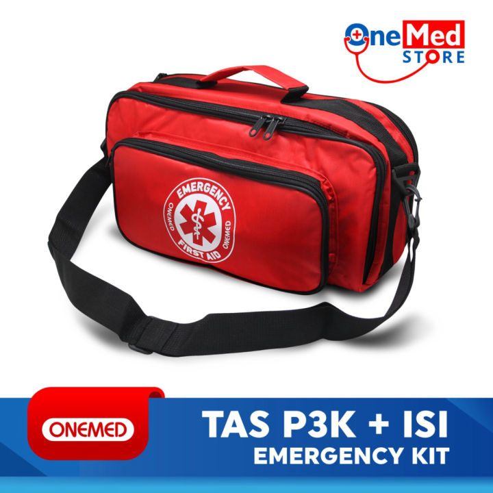 Onemed Tas P3K Emergency Kit Plus Isi SET | Lazada Indonesia