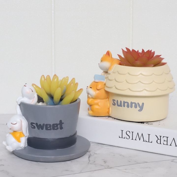 【READY TO STOCK】 浮生记 Succulent Pot Cactus Pot Ceramic Pot Zakka ...