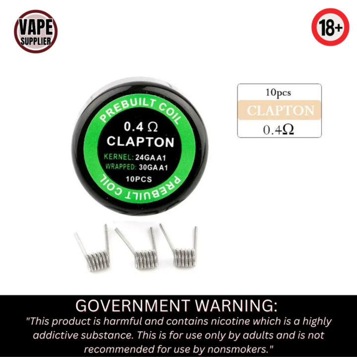 Clapton Prebuild wire(10pcs)0.4ohm | Lazada PH