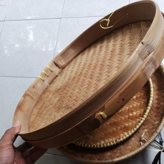 Tampah bambu anyaman ukuran 40 m | Lazada Indonesia