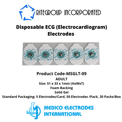 Medico Electrodes, (Disposable ECG (Electrocardiogram)/ EKG ...