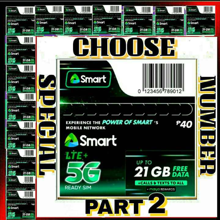 SMART SIM CARD 5G "CHOOSE NUMBER SPECIAL" (Part 2) Brand new & Sealed ...