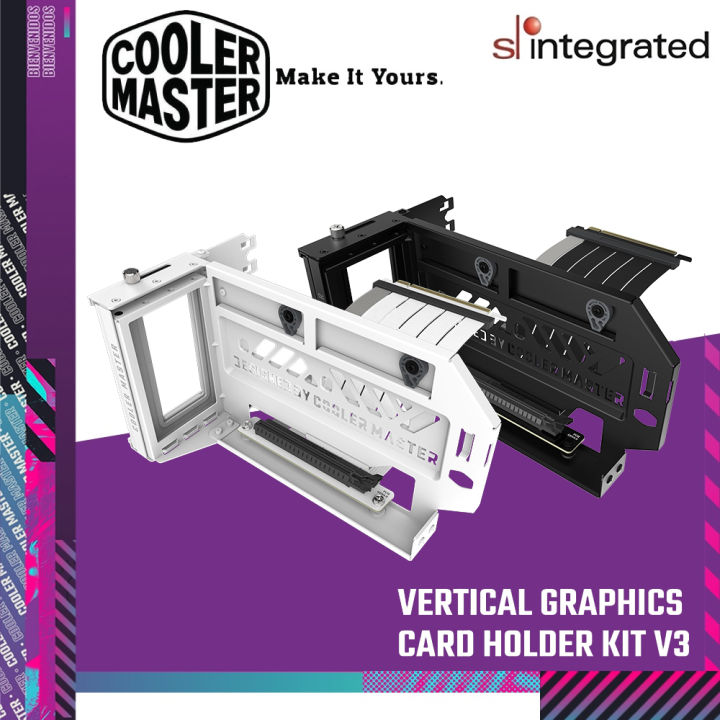 Cooler Master Vertical Graphic Card Holder Kit V3 (PCI-e 4.0) - Black ...