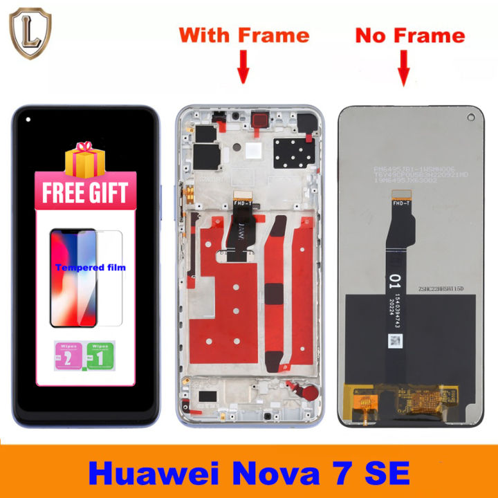 100% Tested Original LCD For Huawei Nova 7 SE LCD CDY-NX9B CDY-AN00 ...