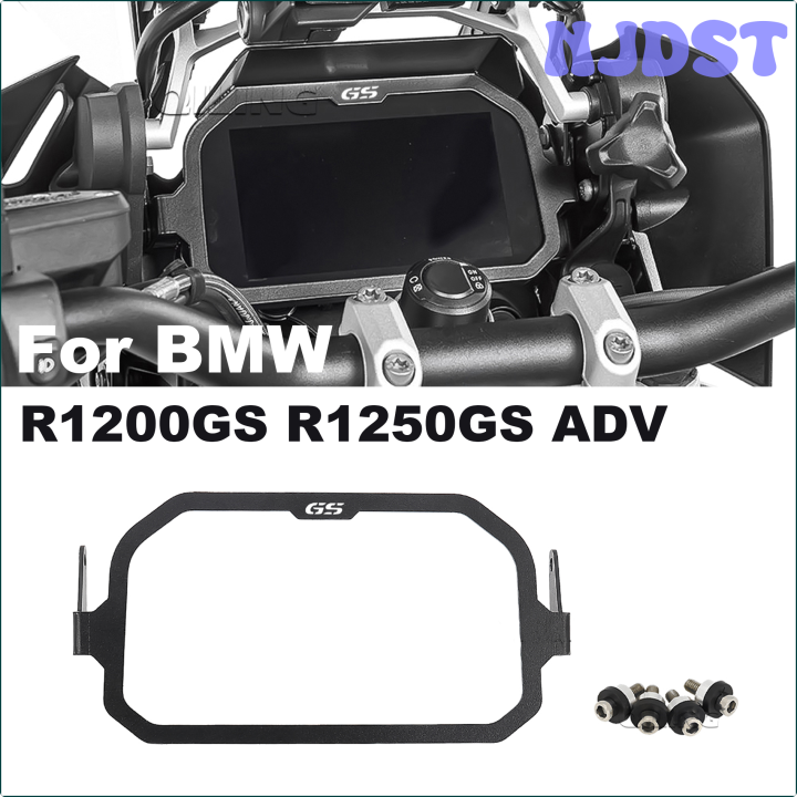 NJDST For BMW R1250GS Meter Frame Cover TFT Theft Protection Screen ...