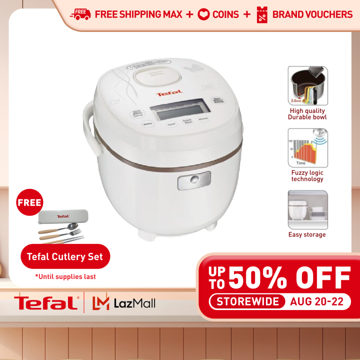 Tefal Digital Mini Rice Cooker RK500166 4 Cups | Lazada PH
