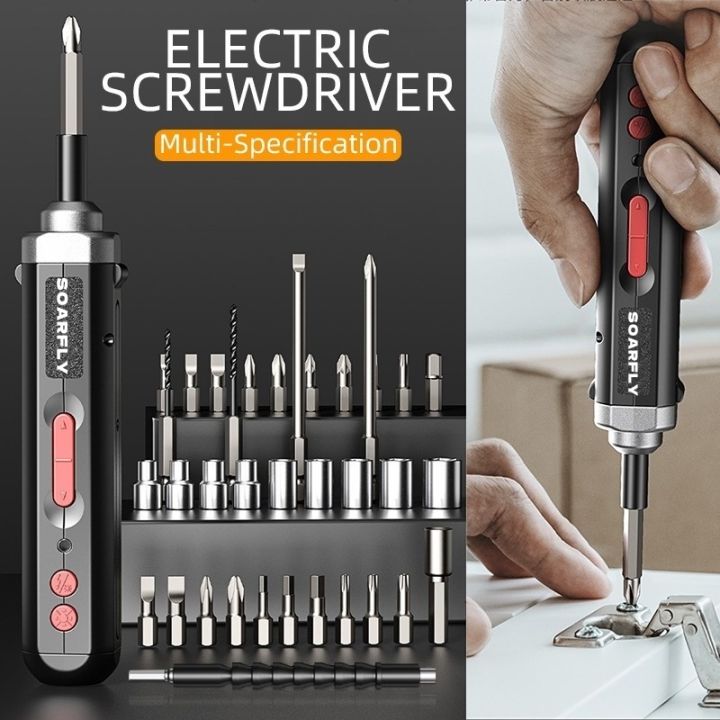 Cordless Screwdriver Kit Electric Screwdriver Precision Power ...
