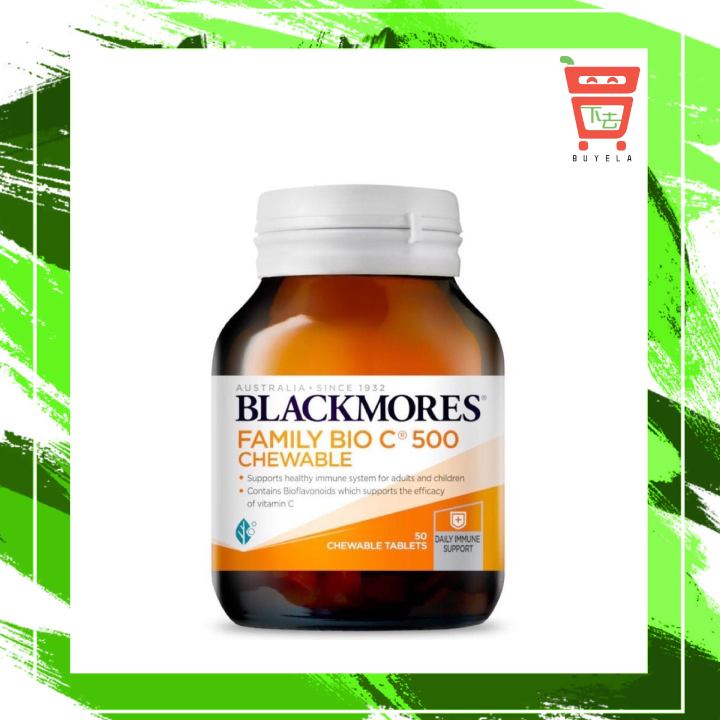 Blackmores Family Bio C 500, 50 chewables | Lazada Singapore